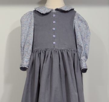 Grey Pinwale Corduroy - as seen in Classic Sewing Magazine - Vaune.com