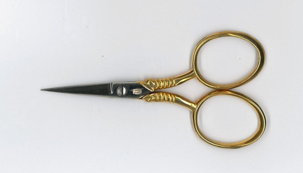 Solingen 3.5" Gold Plated Scroll Embroidery Scissor - Made in Germany ...