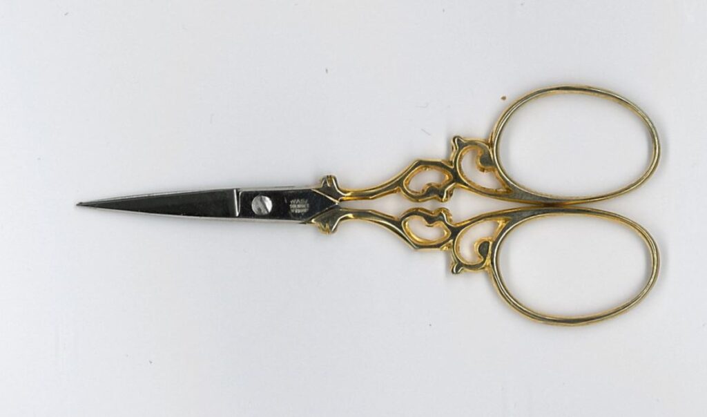 Solingen 3.5" Gold Plated Filigree Embroidery Scissor - Made in Germany ...